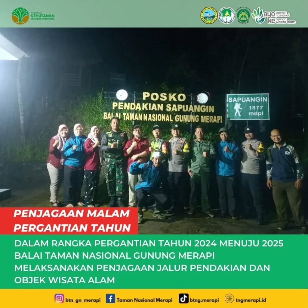 Penjagaan Jalur Pendakian dan Objek Wisata Alam Taman Nasional Gunung ...